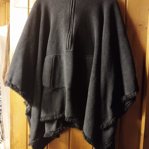 Jackets & Coats | Poncho Black | Poshmark
